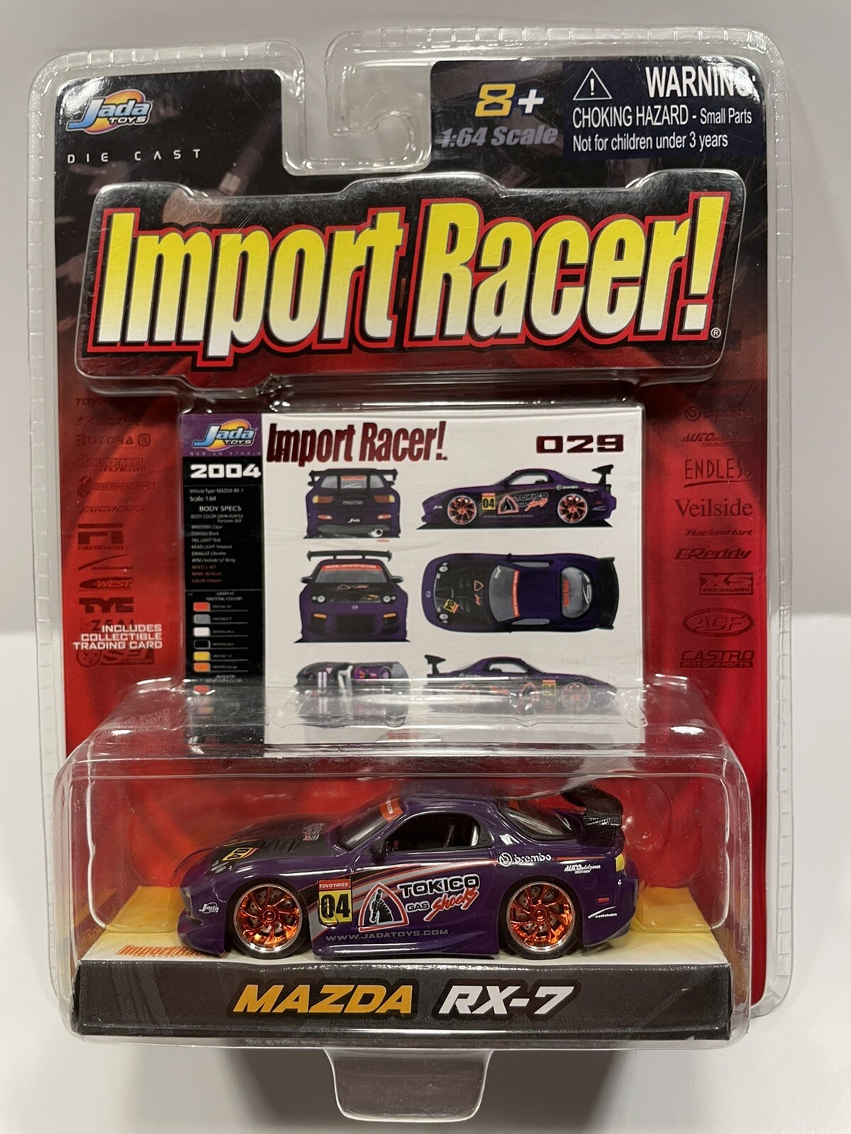 Import Racer Jada Toys TOKICO Mazda RX-7 1:64 Scale New in box | eBay