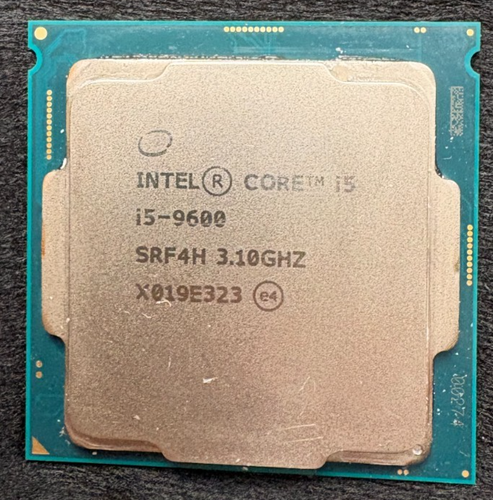 Intel 9TH Gen Core i5-9600 3.1GHz 6-Core & 6-Thread 9MB L3 LGA1151-CPU ...