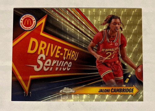 Jaloni Cambridge Topps McDonald’s Drive Through Service 1/1 ...
