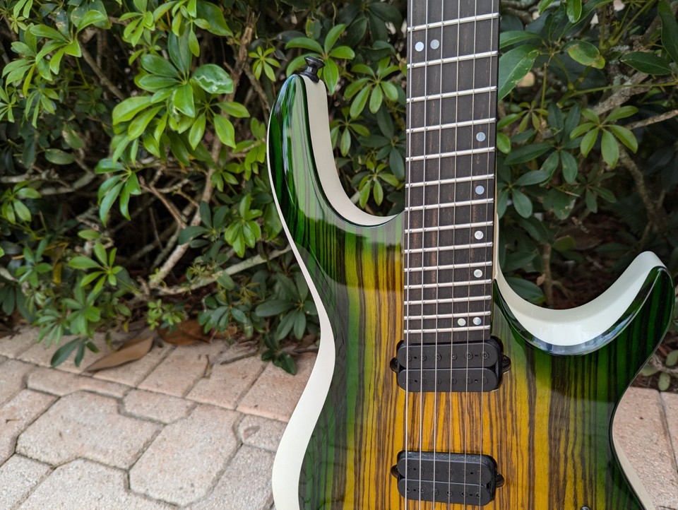 Kiesel A2 Aries 2 Zebrawood Multiscale Electric Guitar 2024 | eBay