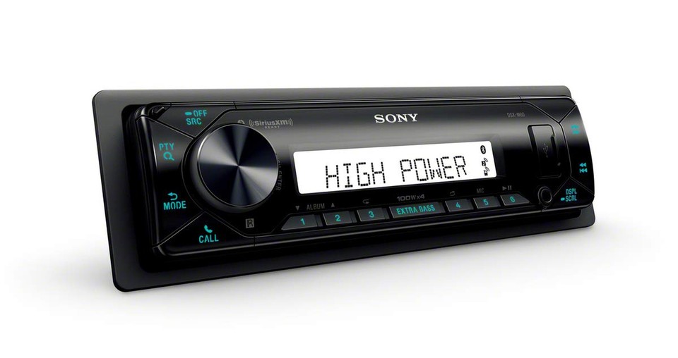 Sony DSX-M80 High Power 45W X 4 Rms AM FM Marine Stereo | Bluetooth ...