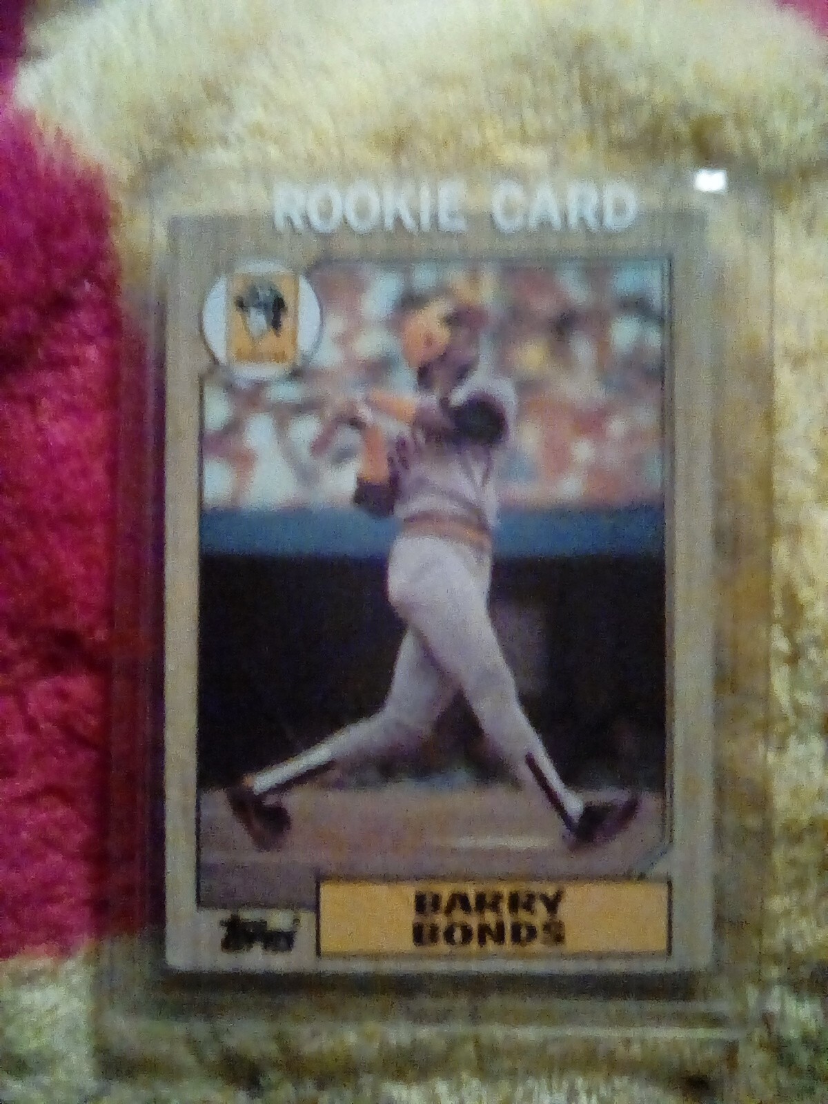 Barry Bonds 1987 Topps Error Rookie Baseball Card #320 | 4 Errors | O ...