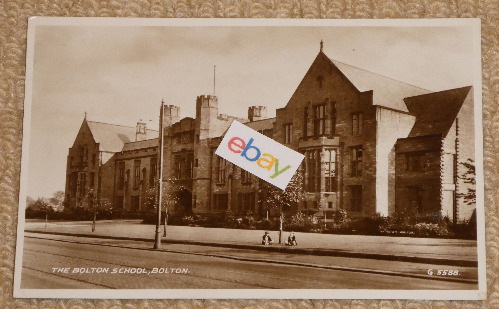 The Bolton School Bolton Photo Postcard Valentines Used | eBay UK