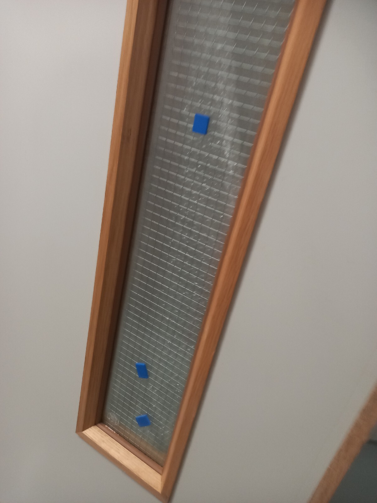 INTERNAL FIRE DOOR COMPLETE WITH PYROSTEM GLASS | eBay UK