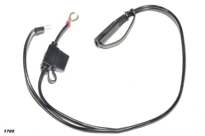 2-Pin Quick Connect Battery Tender Harness Snap Cord Ring Charger ...