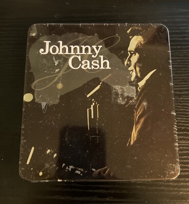 Johnny Cash Tin Box 3 Disc Set (2 CDs + 1 DVD) in Sealed Original ...