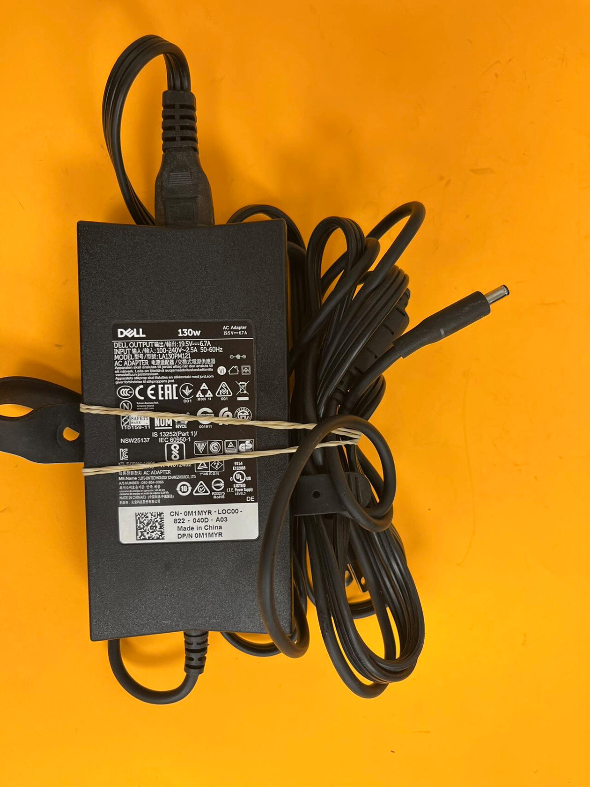 Dell 130W AC Adapter Tip 4.5mm optiplex Micro 5000 7050 7060 7070 7080 ...
