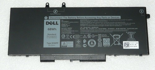 NEW GENUINE DELL PRECISION 3541 3550 3551 BATTERY 68WH 3HWPP 1VY7F ...