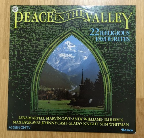 RECORD Vinyl 12" LP - 'PEACE IN THE VALLEY' Jim Reeves,Lena Martell ...