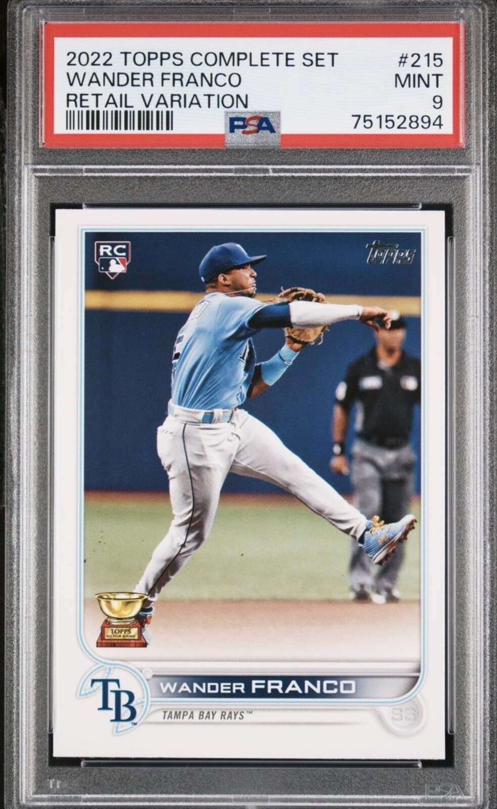 2022 Topps Complete Set Wander Franco Retail Variation RC PSA 9 Mint ...
