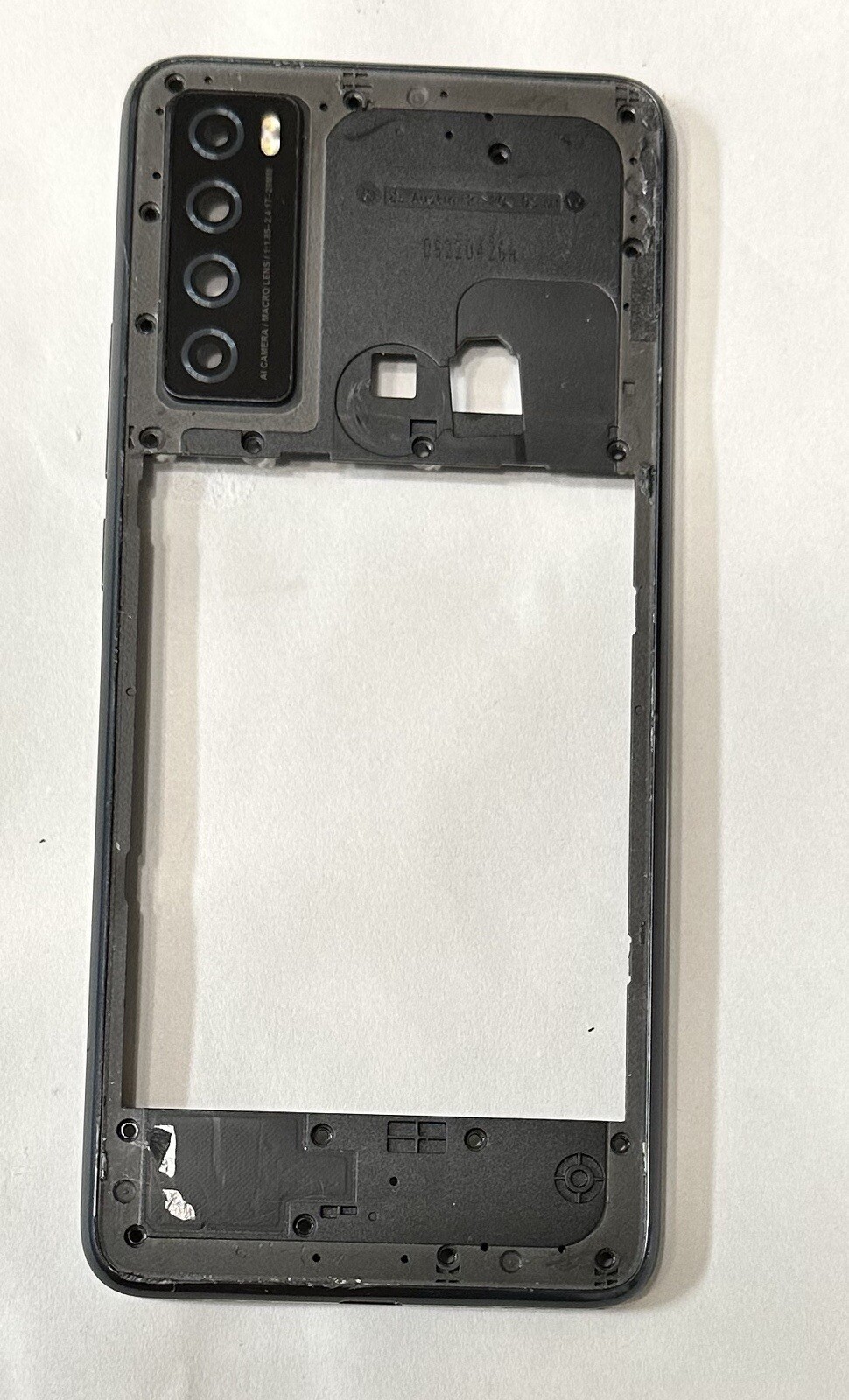 OEM Original Middle Frame with Back Camera lens, No Buttons For TCL ...
