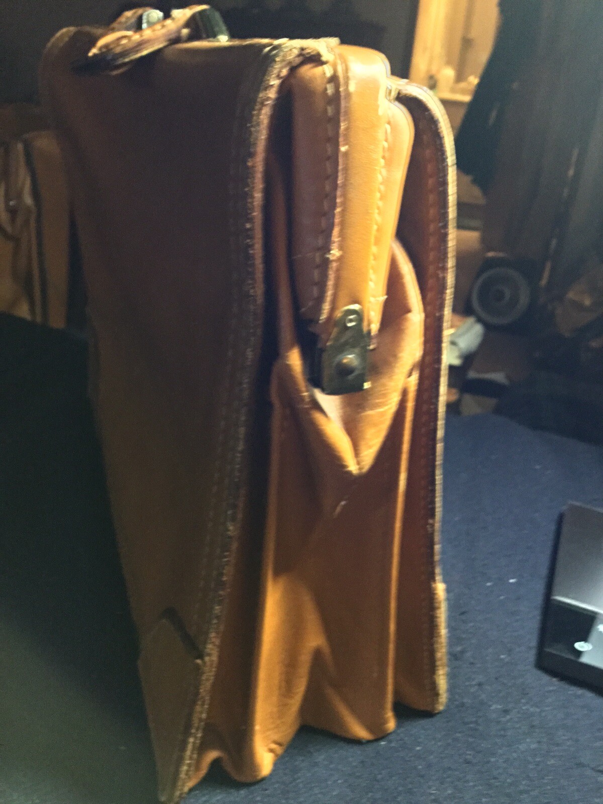 Vintage REXBILT Leather Briefcase - Solid, Mid-century, Legendary. | eBay