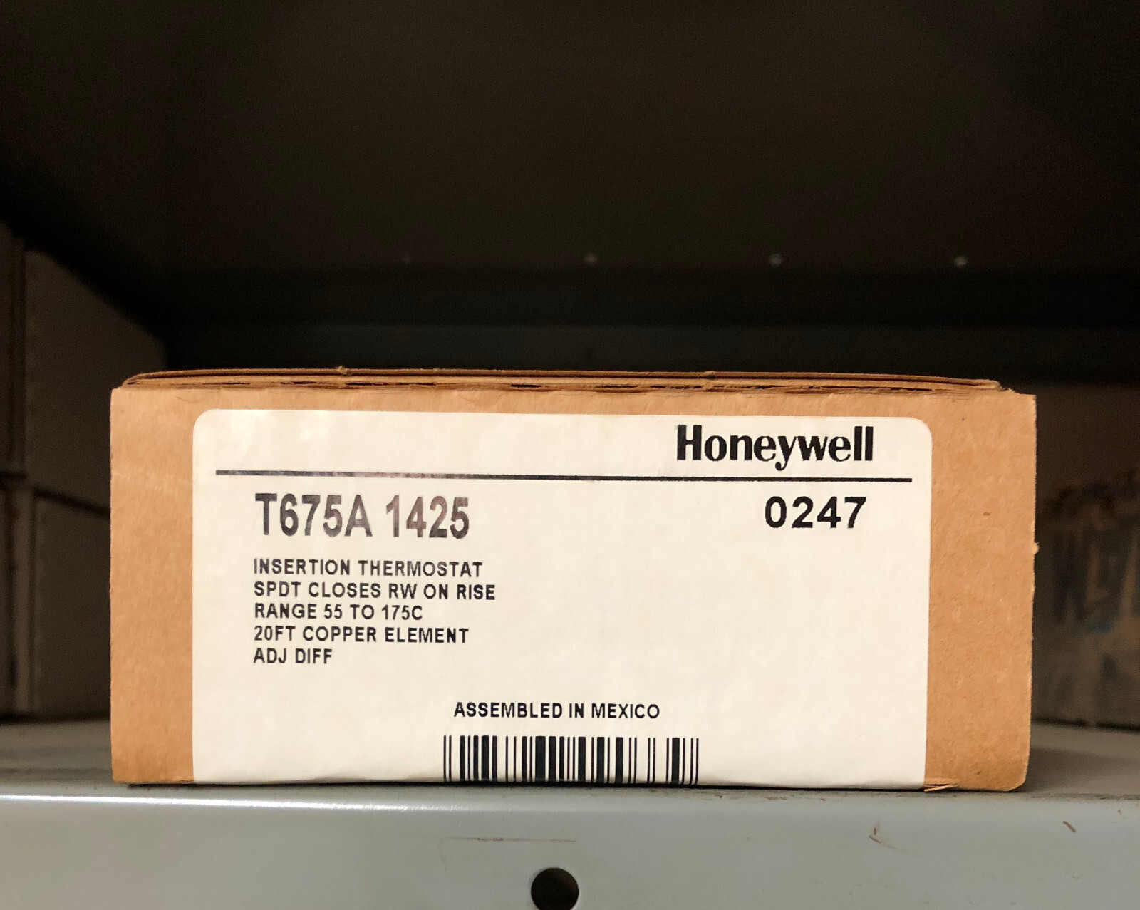 Honeywell Insertion Temperature Control Thermostat T675A1425 T675a for ...