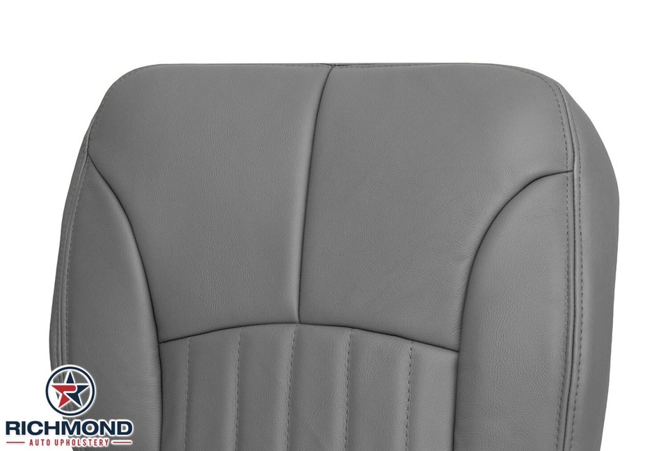 1997-2004 Chevy Corvette C5 -Driver Side Bottom Leather Seat Cover Gray ...