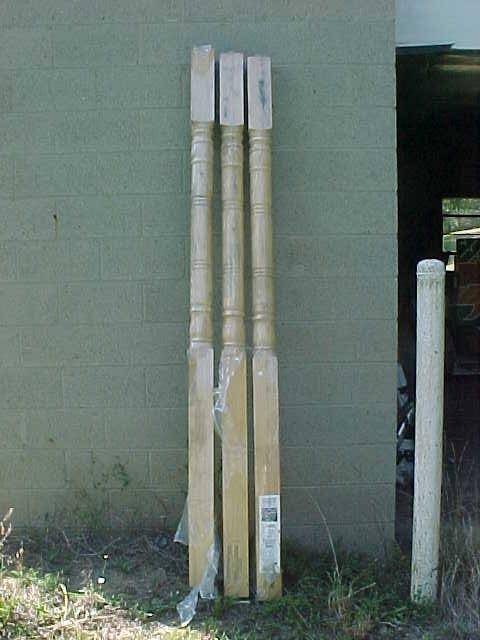 NEW OLD STOCK COLONIAL PORCH POST by TURNCRAFT 4 1/4" SQUARE X 8' HIGH ...