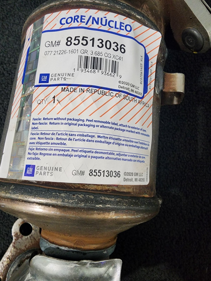 Genuine GM Catalytic Converter 85513036 OEM BRAND NEW! | eBay
