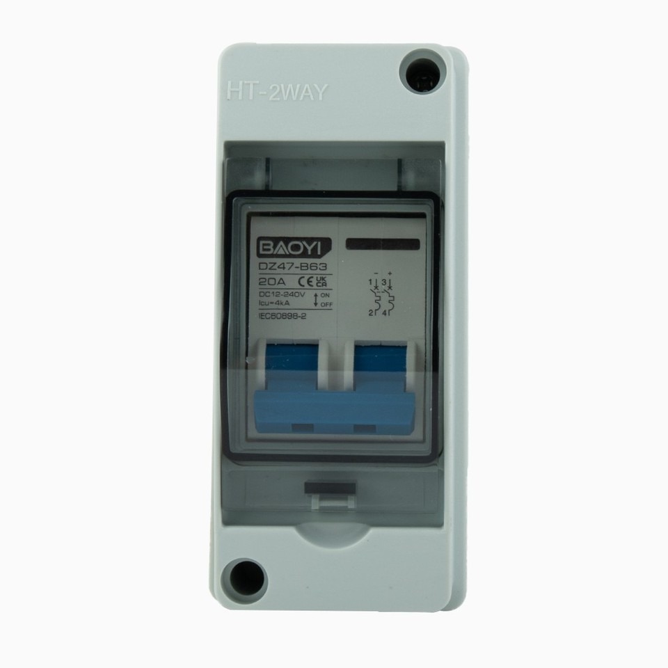 Hot Sale Circuit Breaker Isolation Box Waterproof Combiner Box DC12 ...