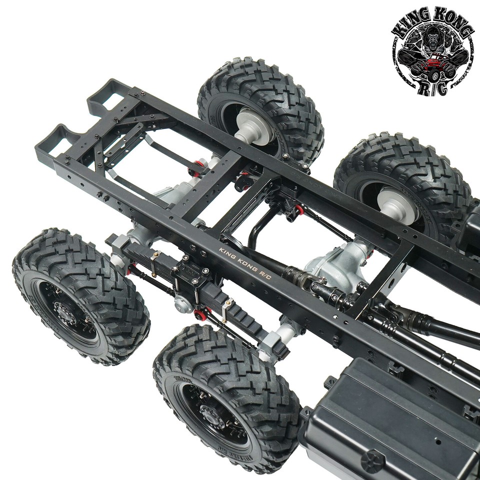 Kingkong RC 1/12th CA30/ZISL-151 6x6 RC Car Crawler Truck Metal Chassis ...