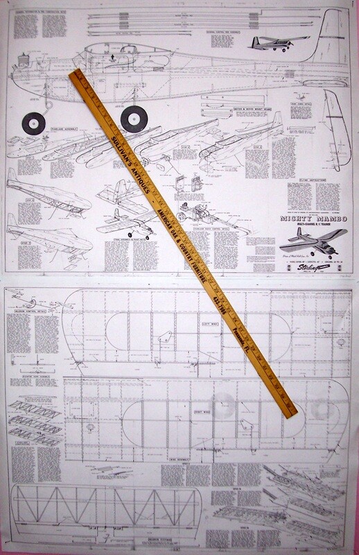 Sterling MAMBO PLANS & PATTERNS a Mighty Mambo Reduced to 48" RC Model ...