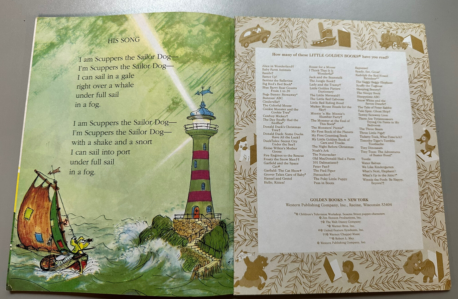 The Sailor Dog (A Little Golden Book) by Brown, Margaret Wise, Good ...