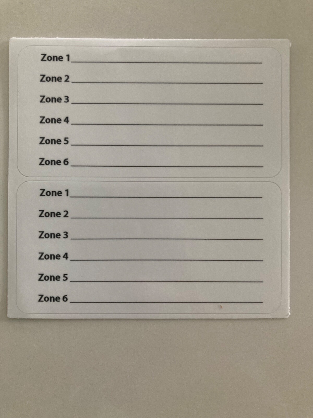 Security keypad sticker, label- quantity is two | eBay