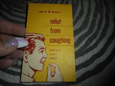 Vintage Flyer Relief From Coughing Rexall | eBay