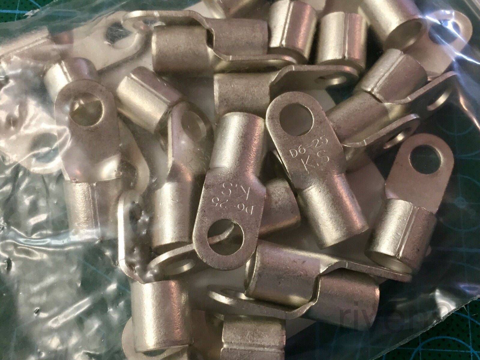 Lot 25pcs KST Non-Insulated Large Ring Tongue Crimp Terminals, Lugs ...
