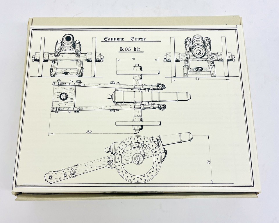 Pocher 1867 Chinese Cannons Forts Of Shan-Hai-Kuan 1:20 Model Kit K/05 ...