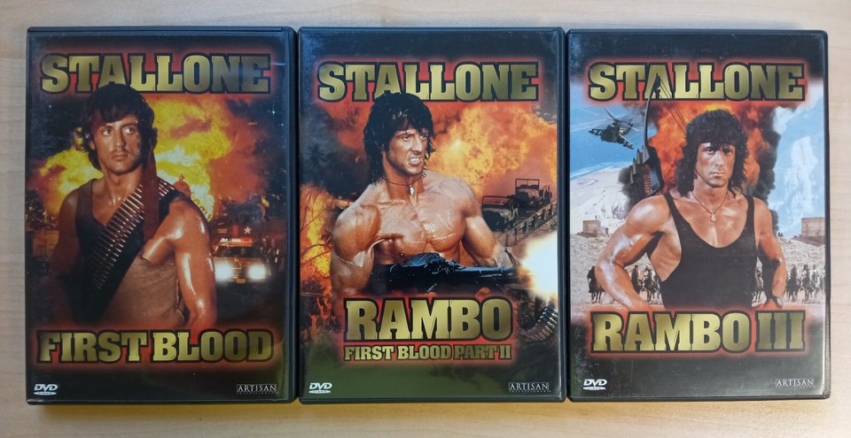 Rambo Collectors Pack (DVD, 1999, 3-Disc Set) | eBay