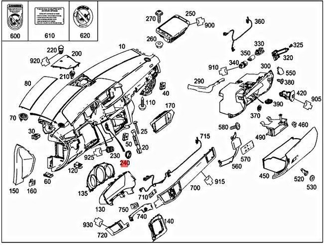 Genuine Mercedes-Benz Lock Bezel 9066800065 OEM for sale online | eBay