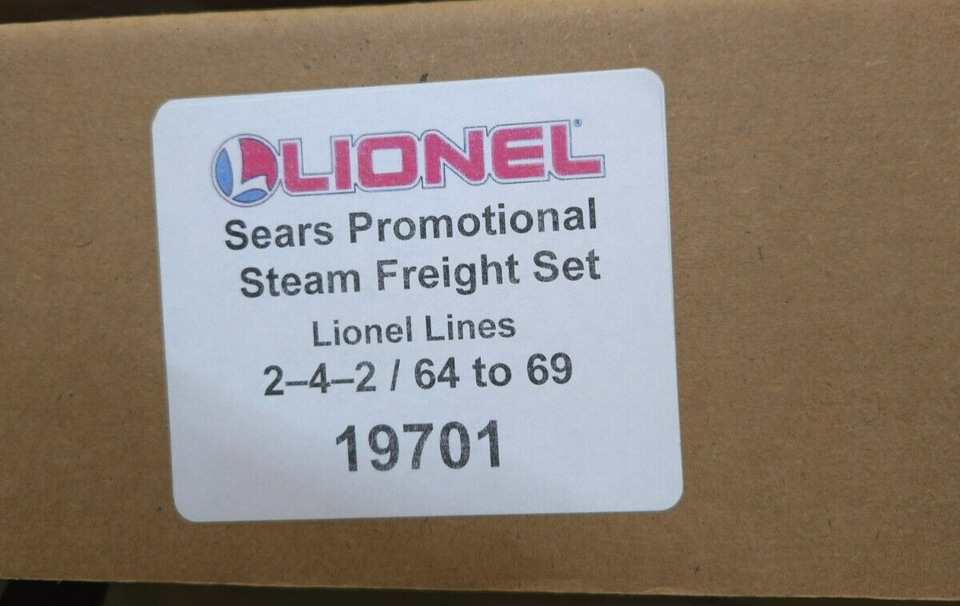 Lionel 19701 Sears Promotional Steam Freight Set | eBay
