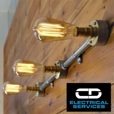 Bespoke Industrial Retro rustic Stylish Ceiling Vintage conduit Light ...