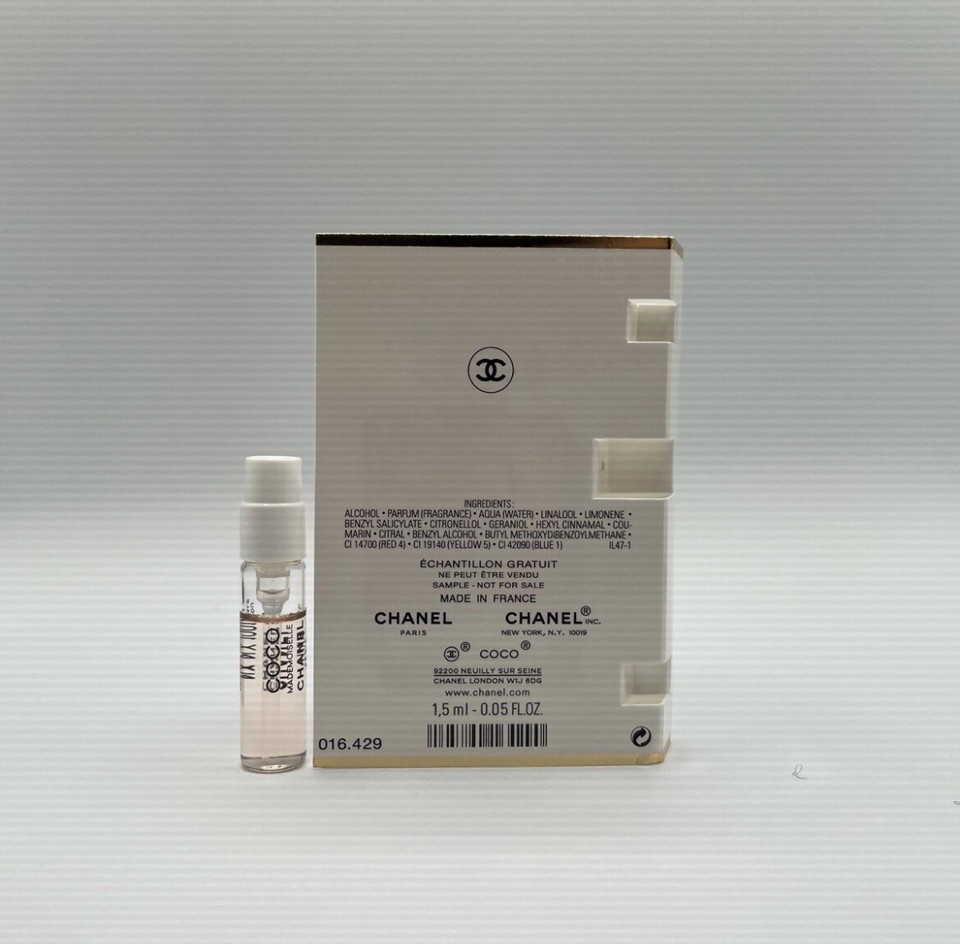 Coco Chanel Mademoiselle Eau de Parfum Sample Spray 1.5ml/0.05oz BRAND ...