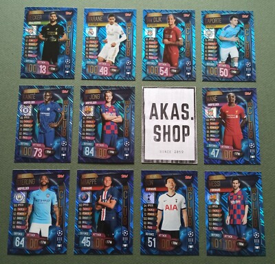 100 Club Match Attax Champions League 2019 2020 Topps boosterfrish ...