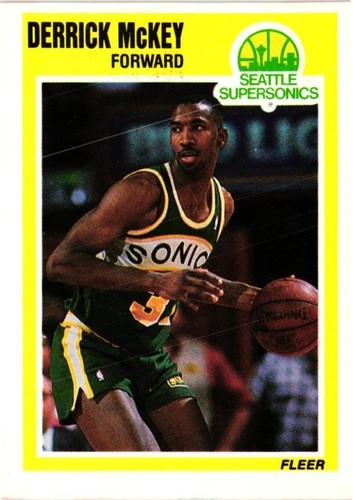 DERRICK McKEY 1989-90 Fleer Basketball #149 BUY ANY 2 ITEMS FOR 50% OFF ...