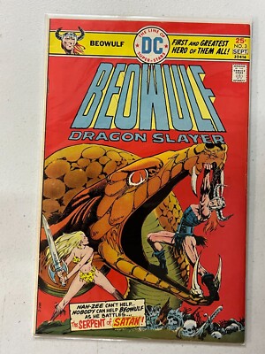 Beowulf Dragon Slayer Comic Book #3 DC Comics 1975 | Combined Shipping ...