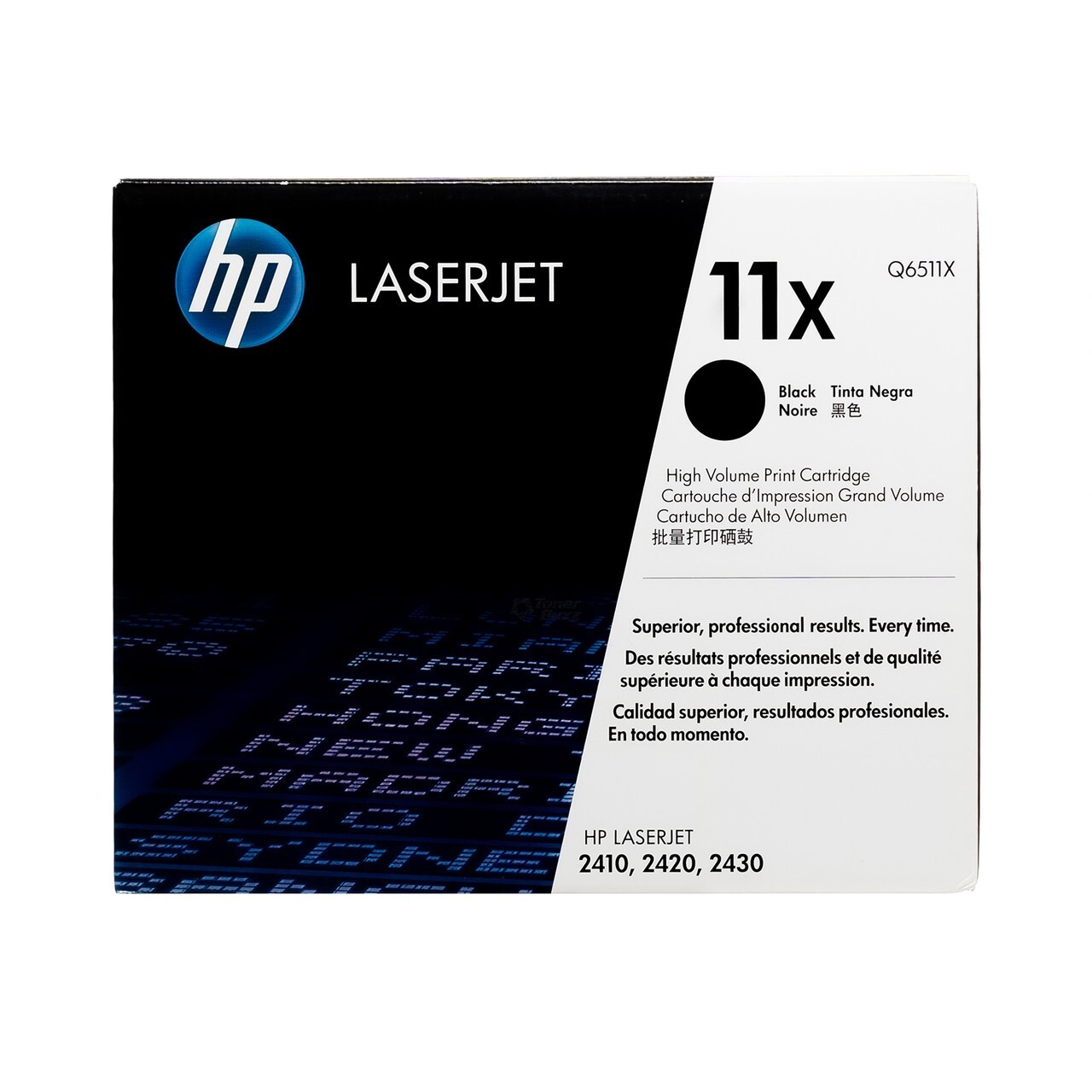 HP 11X High Yield Black Original LaserJet Toner Cartridge Q6511X - New ...