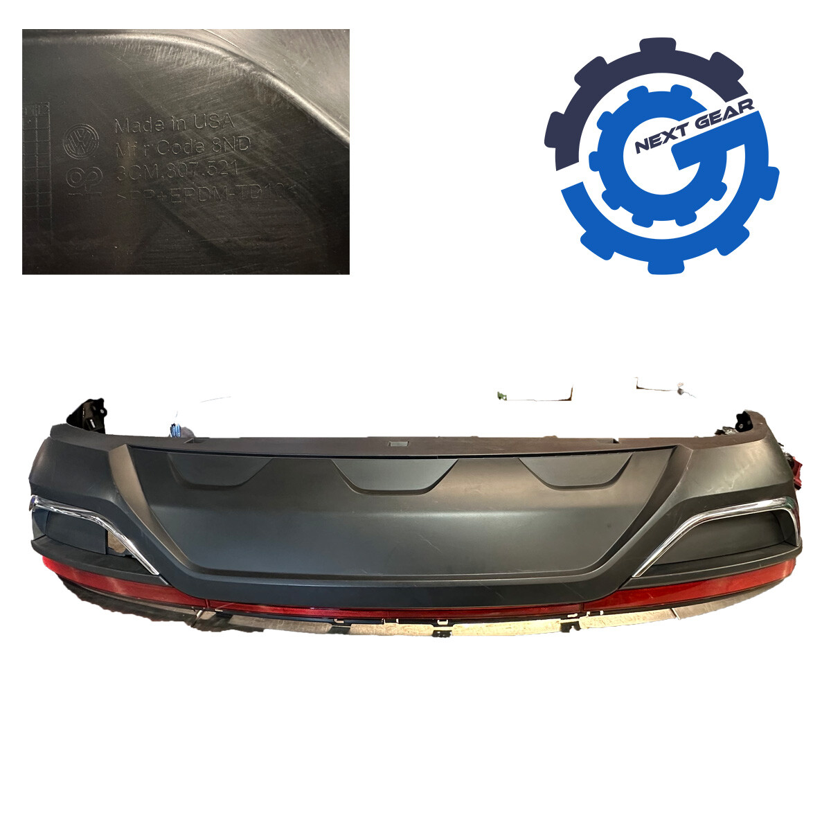 New OEM Volkswagen Rear Bumper Fascia For 2020-2023 Atlas Cross Sport ...