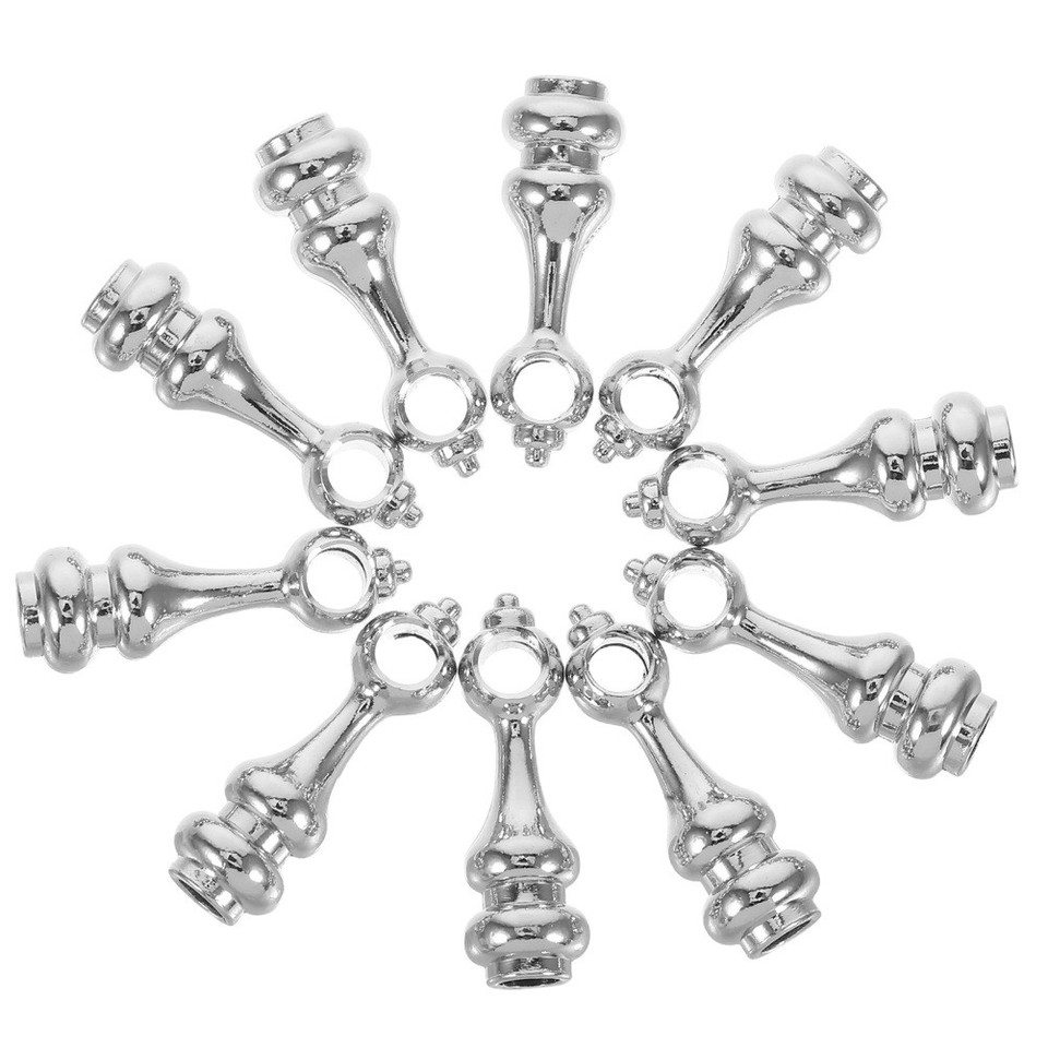 10pcs Zinc Alloy Glass Railing Post End Cap with 4mm Hole Diameter ...