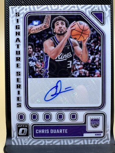 2023-24 Donruss Optic Chris Duarte Signature Series Auto #SS-DRE Kings ...