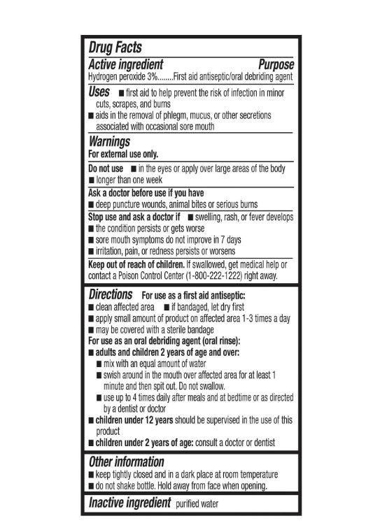 Equate 3% Hydrogen Peroxide Liquid Antiseptic, 6 Pack, (6 x 32 fl oz ...