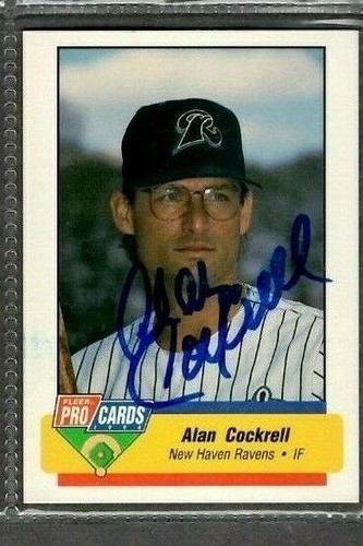 1994 Fleer #1554 Alan Cockrell New Haven Ravens Baseball Signed ...