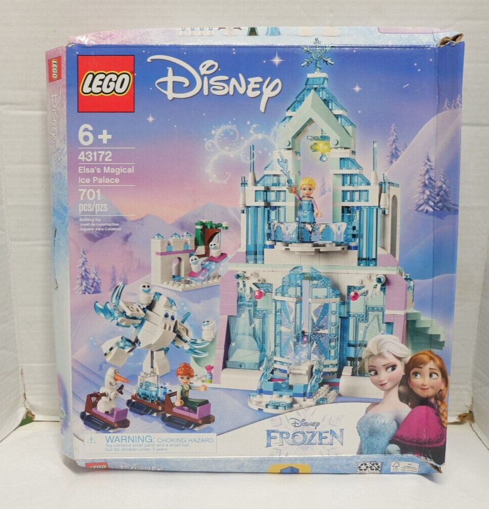 LEGO 43172 Disney Frozen Elsa's Magical Ice Palace - 701 Pieces New ...