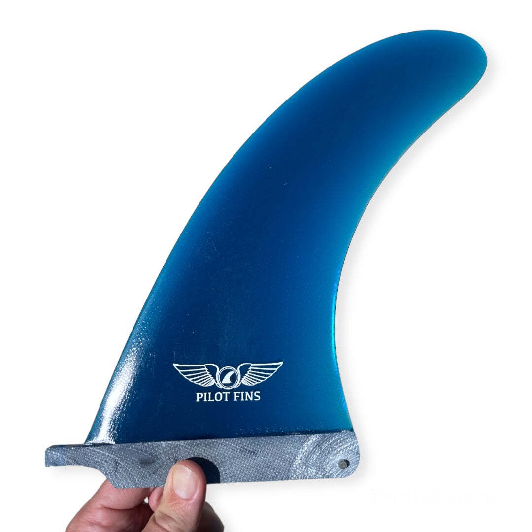 Pilot Fins - 10" Classic Longboard Fin - Blue - Surfboard Fin | eBay