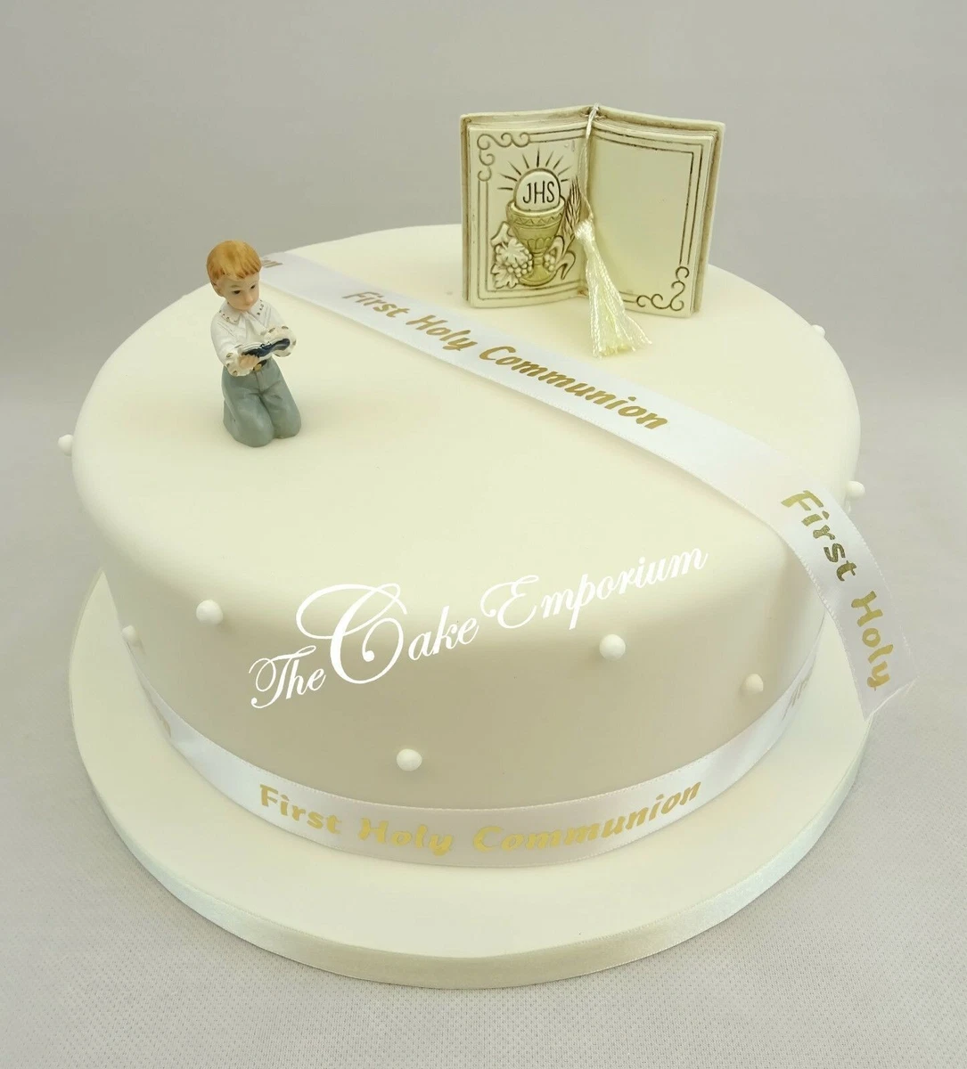 First Communion Cake Toppers Boys