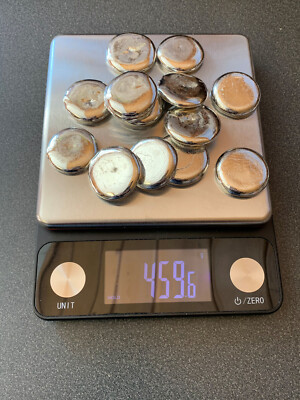 1 Pound TIN metal ROUND ingots 99.97% pure element Bullion Ingot 453.6 ...