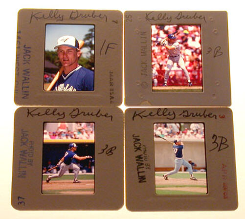 1985 MLB Toronto Blue Jays Kelly Gruber 4 Photo Slide Negatives by J ...