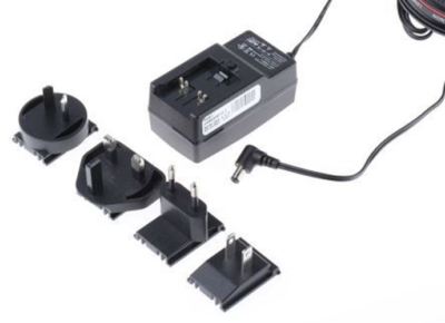 EOS Plug In Power Supply 12V dc, 2.5A 1 Output, Right Angle Jack ...
