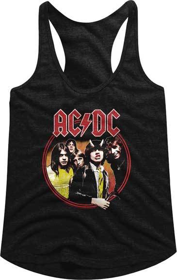 AC/DC Highway To Hell Band Photo Women's Tank Top T Shirt Band Merch | eBay