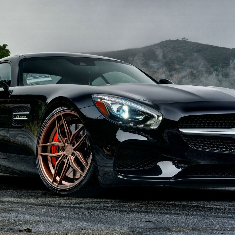 20" FERRADA F8-FR5 BRONZE FORGED CONCAVE WHEELS RIMS FITS MERCEDES W221 ...